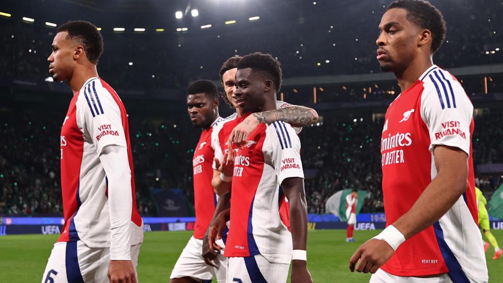 Champions League highlights: Sporting 1-5 Arsenal - BBC Sport
