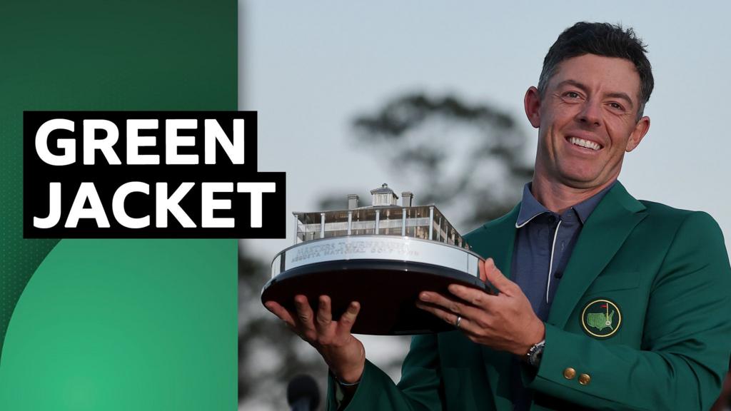 Masters 2025: Rory McIlroy presented with iconic Green Jacket - BBC Sport