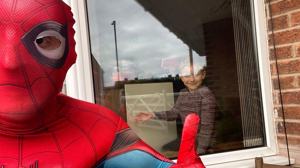 Coronavirus: Why are we seeing superheroes during lockdown? - BBC News