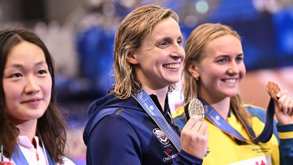 World Aquatics Championships 2023: GB's Ben Proud wins bronze as Katie Ledecky sets records ...