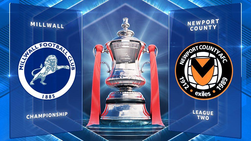 FA Cup: Millwall 3-0 Newport County highlights - BBC Sport