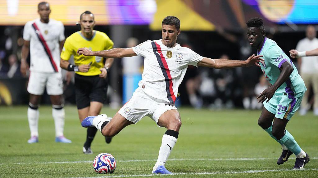 Man City news: Rodri gives update on fitness at Club World Cup - BBC Sport