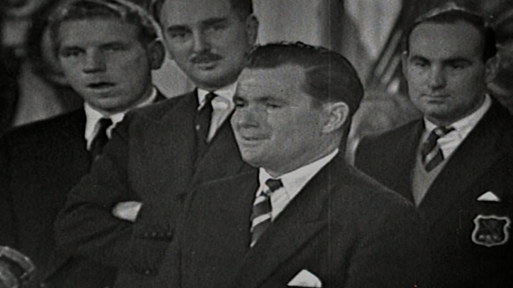 Dai Rees wins BBC Sports Personality of the Year 1957 - BBC Sport