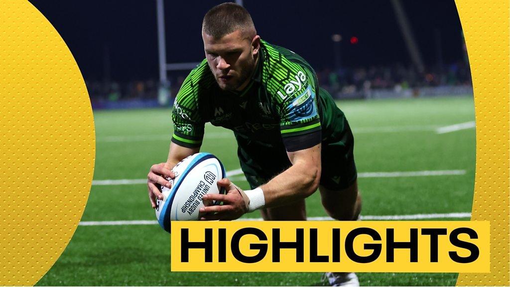 Watch: Connacht fight back to edge Ulster in Galway - BBC Sport