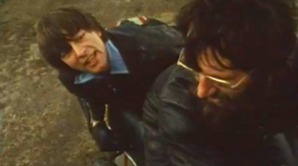 Blue Peter's John Noakes takes high-speed motorcycle sidecar spin - BBC