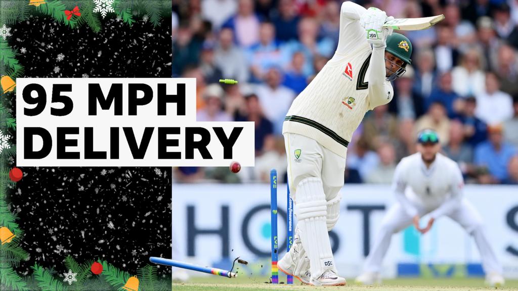 The Ashes: England's Mark Wood bowls 95mph ball to remove Australia's ...