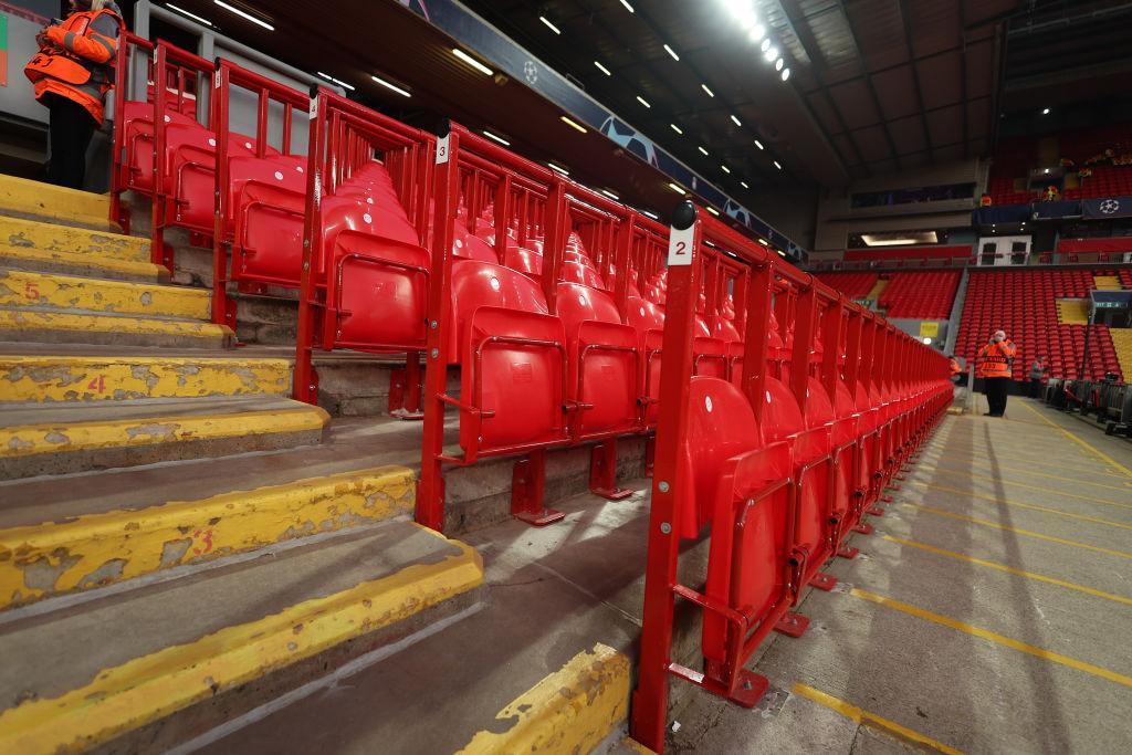 Liverpool to increase safe standing areas at Anfield - BBC Sport