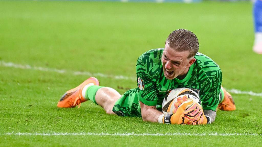 Everton: Jordan Pickford on England's win over Slovakia - BBC Sport