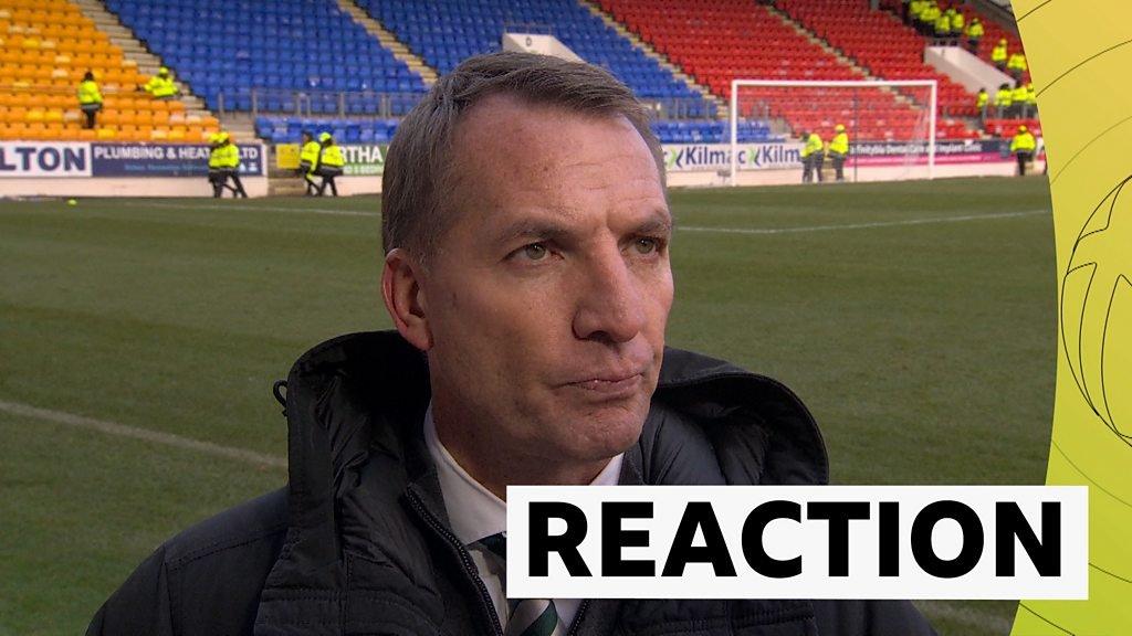 St Johnstone 1-3 Celtic: Brendan Rodgers 'still angry' despite Scottish ...
