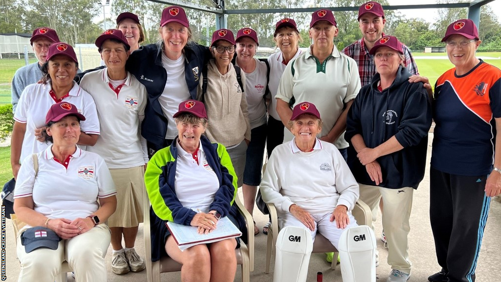Enid Bakewell: Meet England legend touring Australia in her 80s - BBC Sport