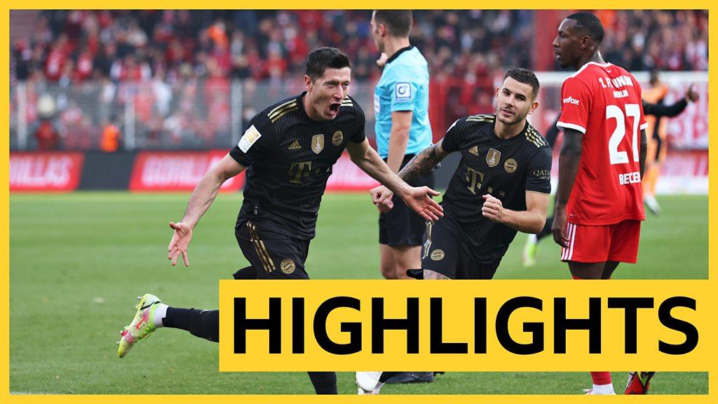 Bundesliga highlights: Bayern Munich put five past Union Berlin - BBC Sport