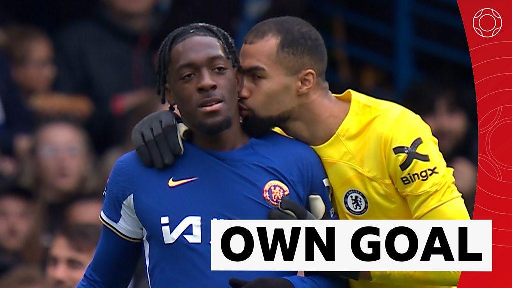 FA Cup: Axel Disasi scores freak own goal for Chelsea against Leicester ...
