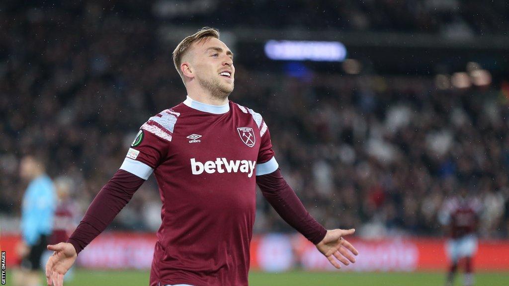 West Ham United 4 0 AEK Larnaca Agg 6 0 Hammers into Europa Conference League last eight BBC Sport