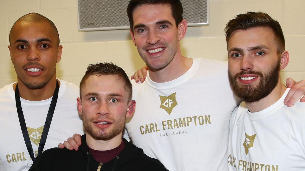 NI stars ringside for Frampton fight - BBC Sport