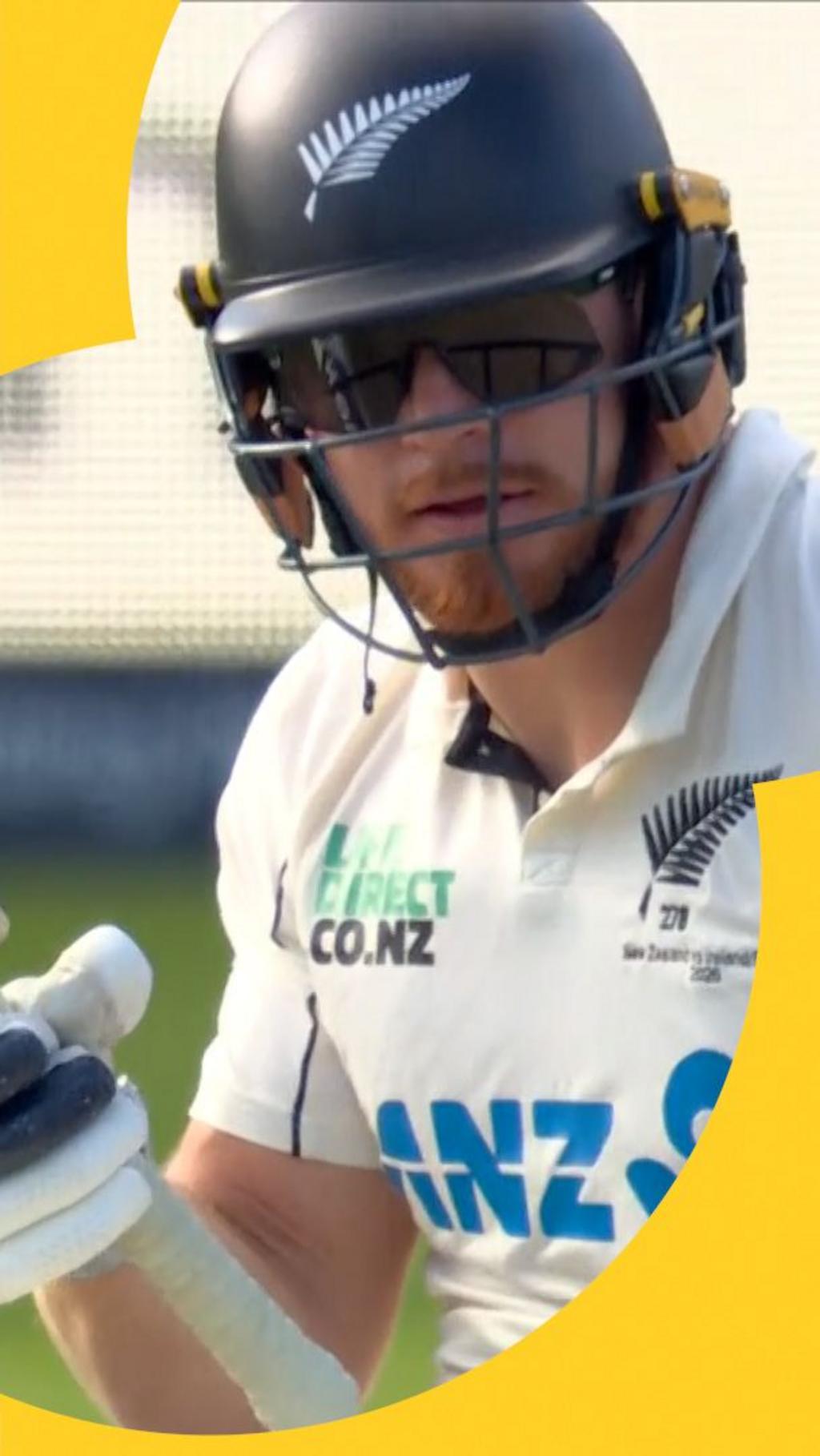 England v New Zealand - second test, The Oval: Tom Blundell gets hit on ...