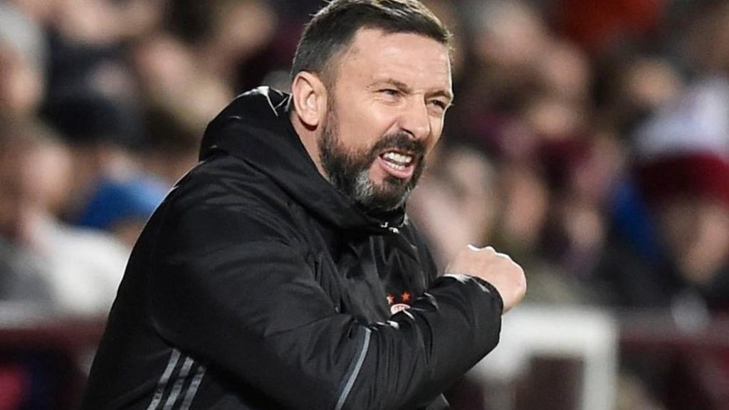 Hearts 0-1 Aberdeen: Derek McInnes & Ian Cathro reaction - BBC Sport
