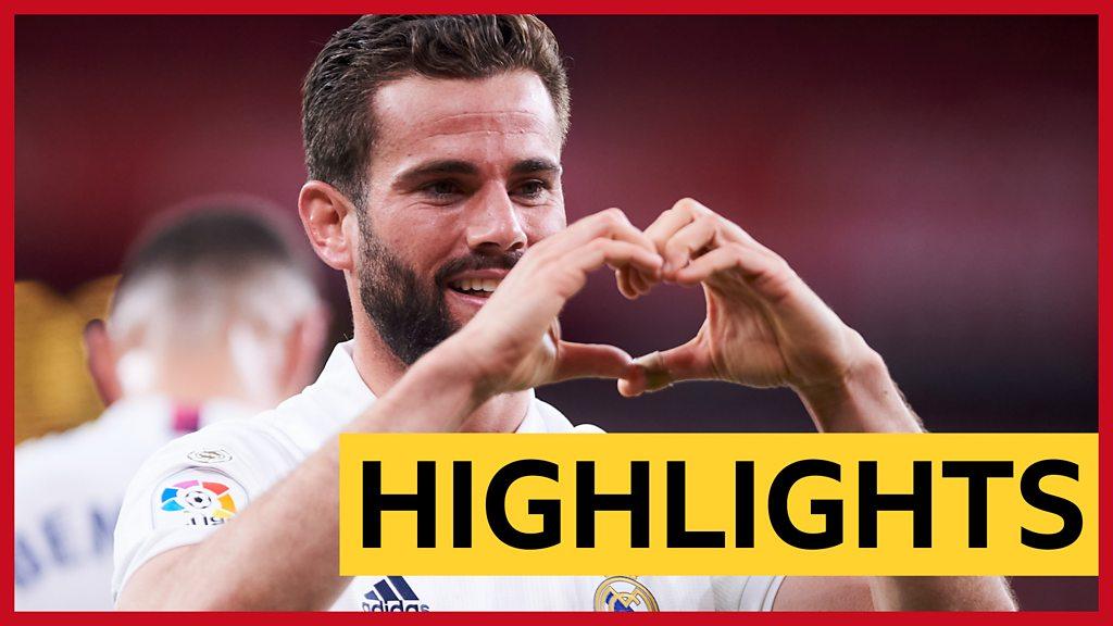 La Liga highlights: Real Madrid win at Athletic Bilbao takes title race ...
