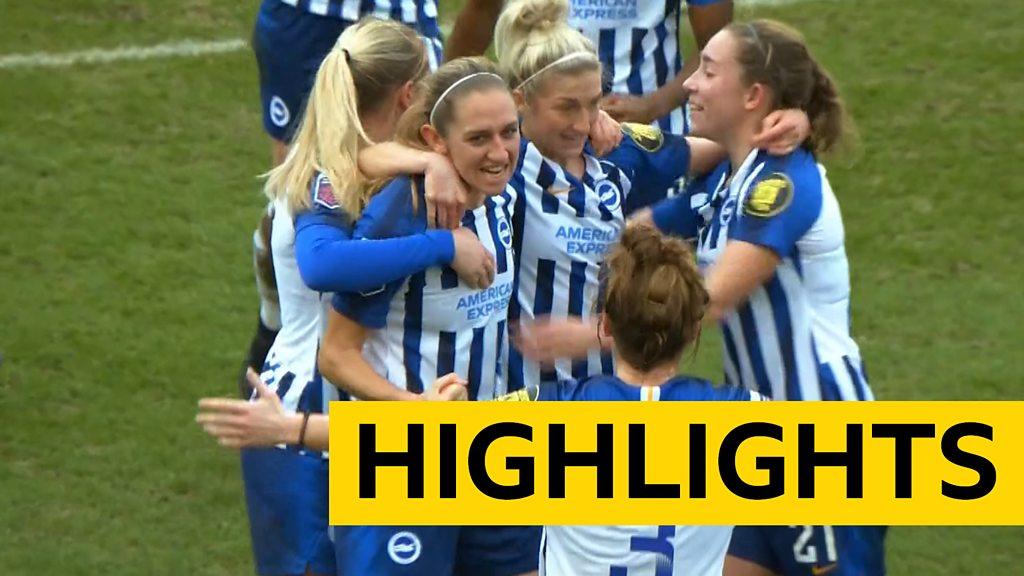 Highlights: Brighton & Hove Albion Women 1-0 Everton Women - BBC Sport