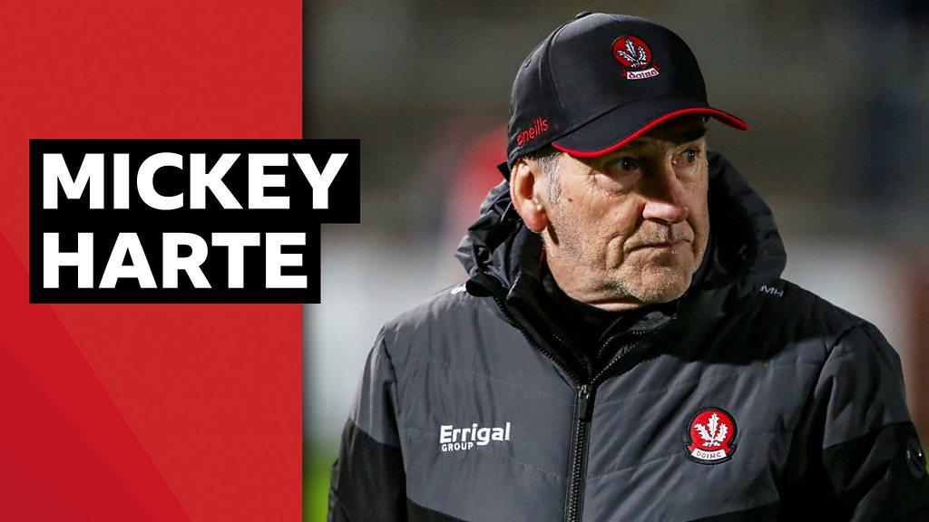 Rogers red card in McKenna Cup final 'incidental' - Harte - BBC Sport