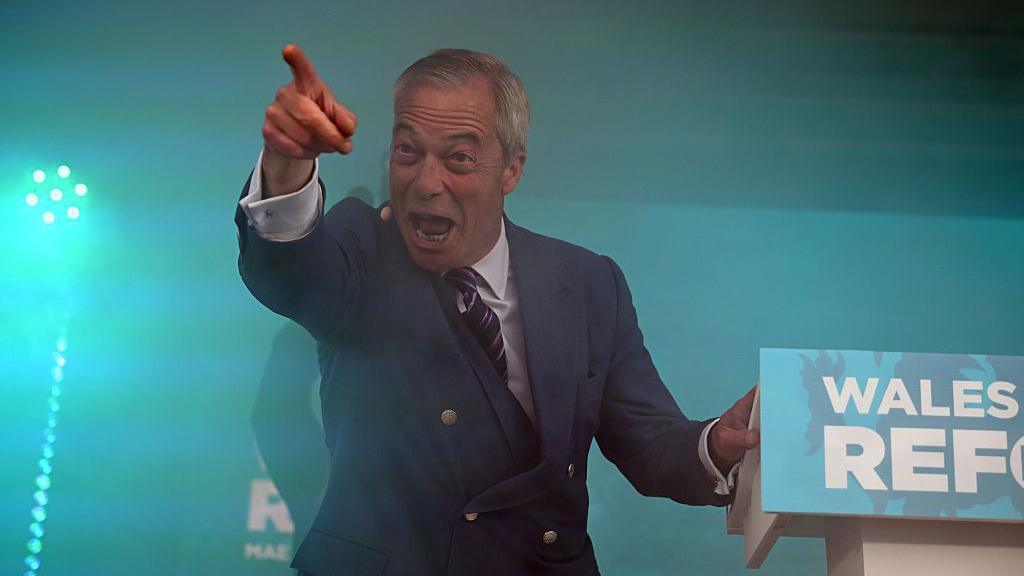 Wales is a basket case, Reform's Nigel Farage says at final Senedd ...