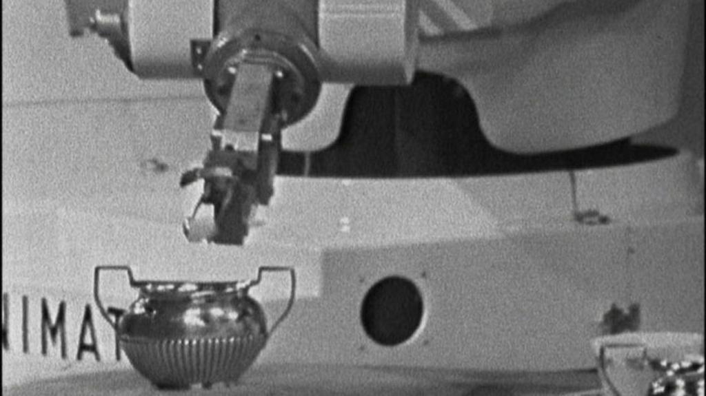 BBC Archive 1967: Unimate Robot makes tea - BBC