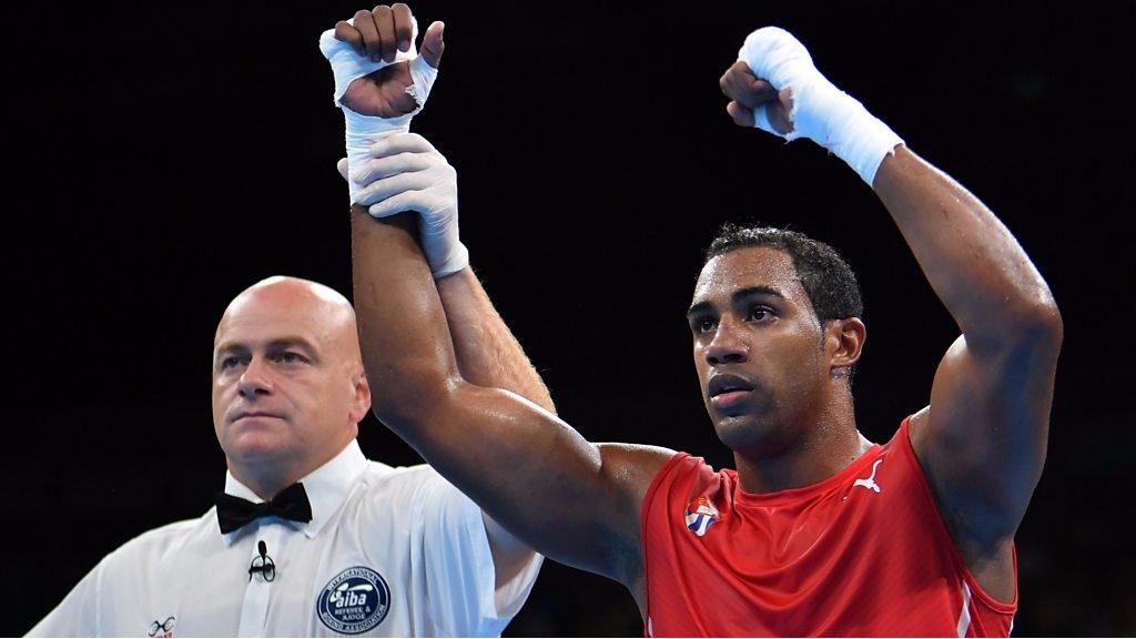 Rio Olympics 2016: Arlen Lopez wins Cuba's third boxing gold - BBC Sport
