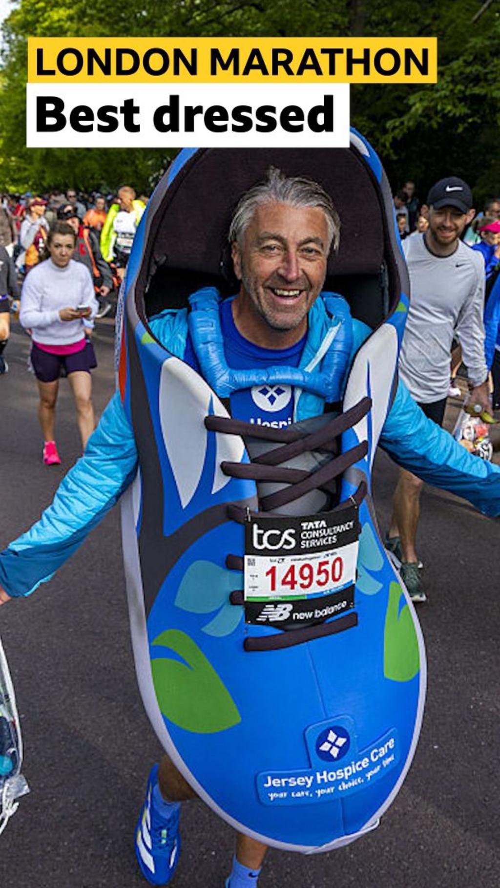 London Marathon: The best costumes from 2026 - BBC Sport