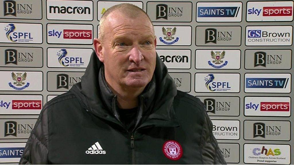 Hamilton: Brian rice 'delighted' with point at St Johnstone - BBC Sport