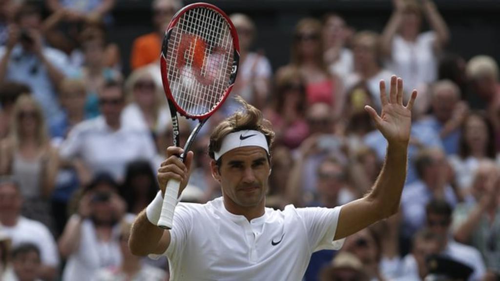 Wimbledon 2015: Roger Federer beats Andy Murray - BBC Newsround