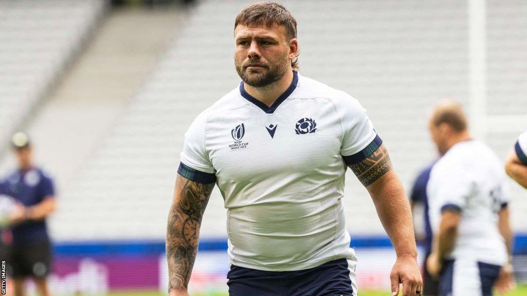 British and Irish Lions prop Rory Sutherland joins Oyonnax - BBC Sport