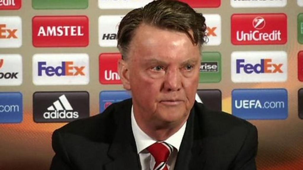 Europa League: Manchester United must believe - Louis van Gaal - BBC Sport