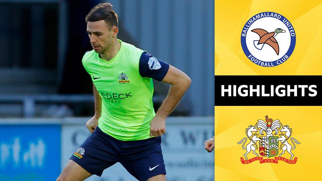Glenavon 2-1 Ballinamallard United: Matthew Fitzpatrick overhead kick ...