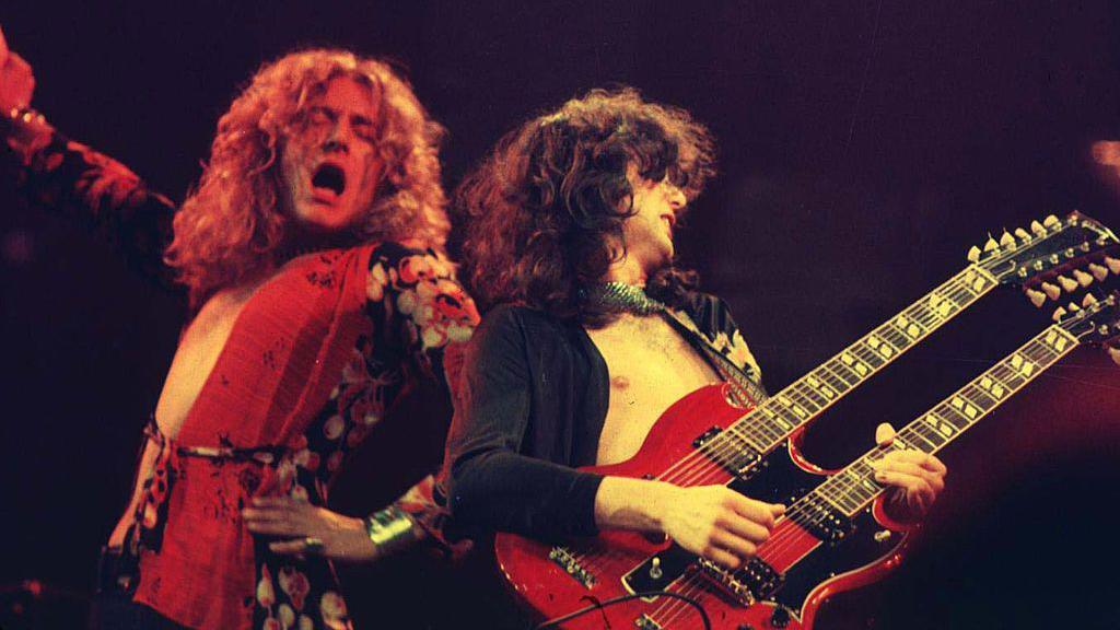 Led Zeppelin IV album photo sells for £16k in Horsham auction - BBC News