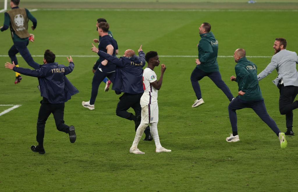 Euro 2020 final: Racist abuse aimed at Sancho, Rashford & Saka - BBC Sport