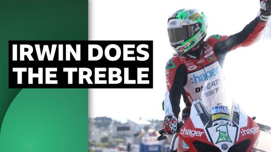North West 200: Watch as Glenn Irwin celebrates 'really special' NW200 ...
