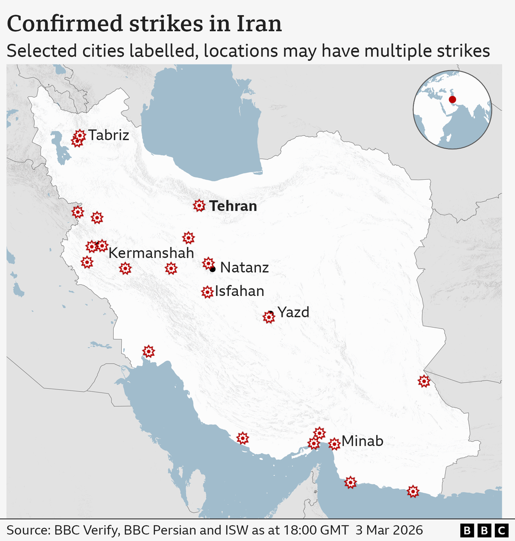 US and Israel bomb Iran for fourth day as Trump says defences 'gone ...
