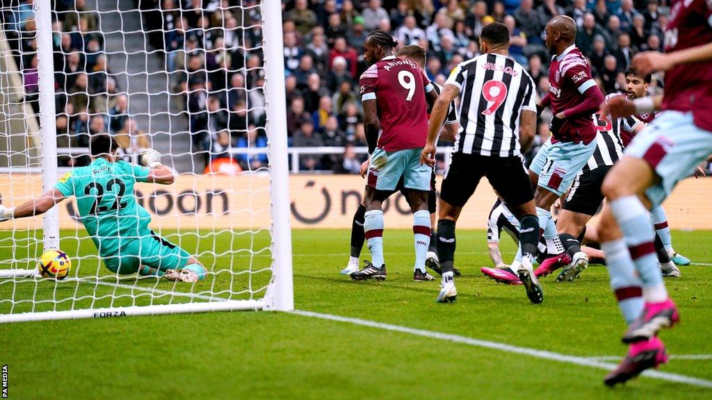 Newcastle United 1-1 West Ham: Callum Wilson's goal cancelled out by ...