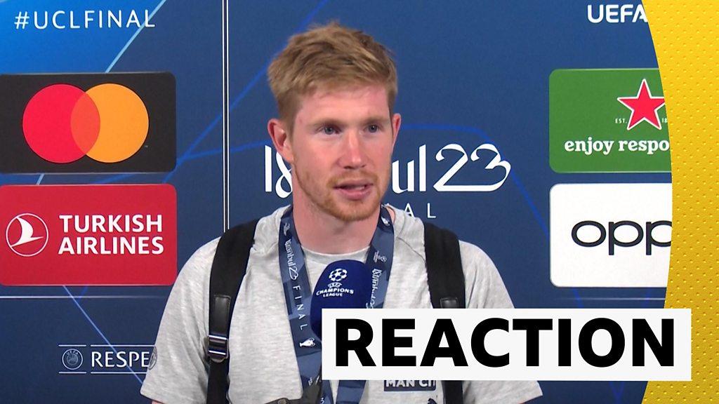 Champions League final: Kevin de Bruyne on historic Manchester City win ...