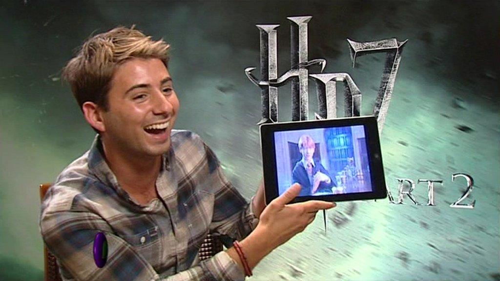 Ricky surprises Rupert Grint with a Newsround clip - BBC Newsround