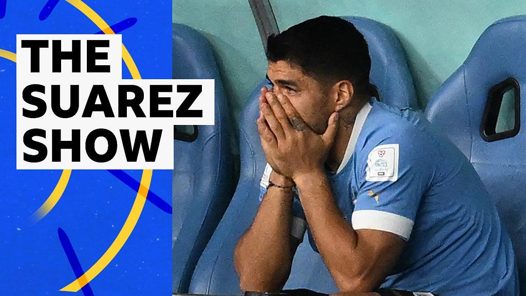 World Cup 2022: Best action as Luis Suarez goes through all the emotions against Ghana - BBC Sport