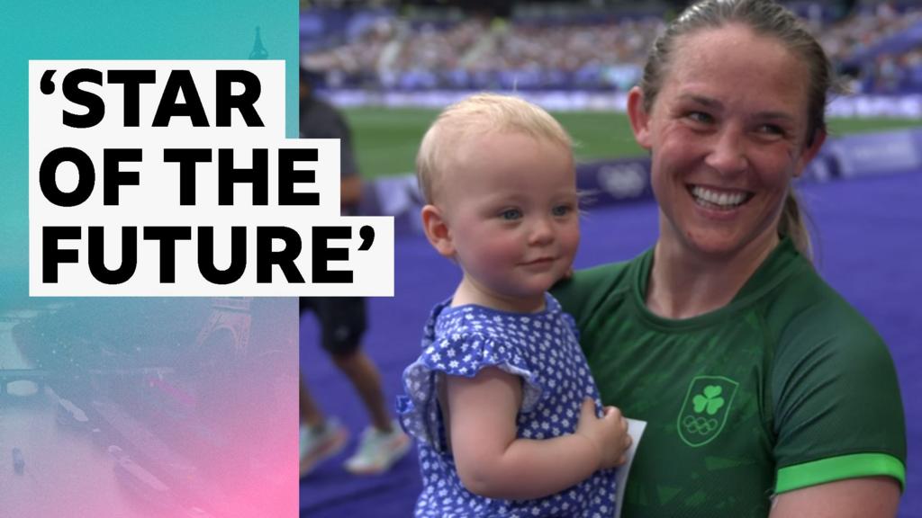 Paris 2024 video: Daughter of Ireland's Ashleigh Orchard takes over ...