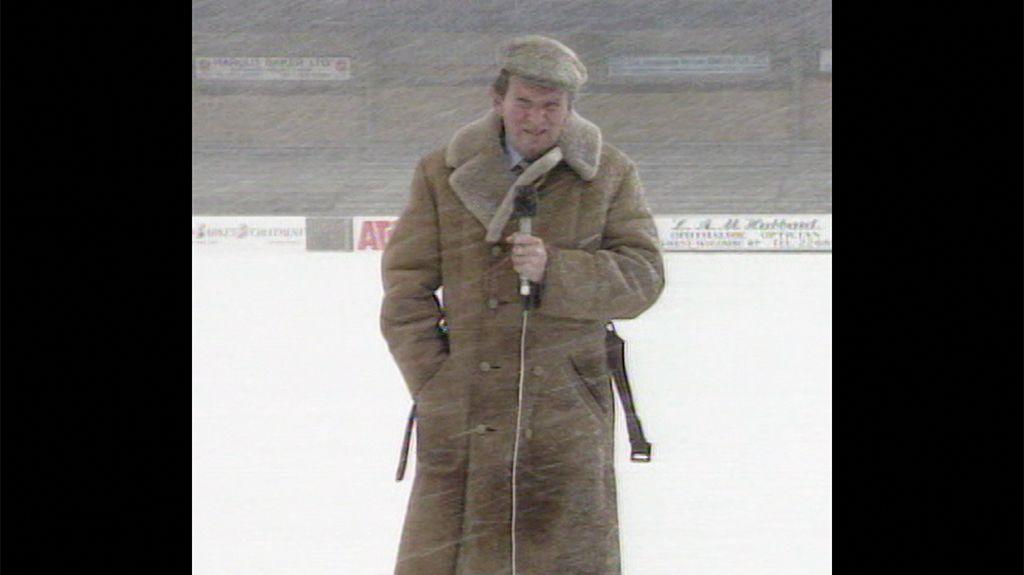 BBC Archive 1999: John Motson's sheepskin coat - BBC