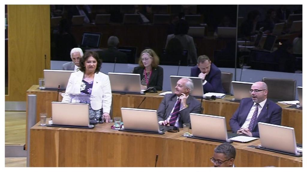 First session of Questions to the First Minister for new UKIP leader ...