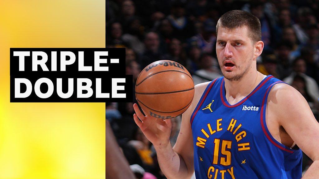 NBA: Nikola Jokic posts triple-double as Denver Nuggets beat Atlanta Hawks 142-110 - BBC Sport