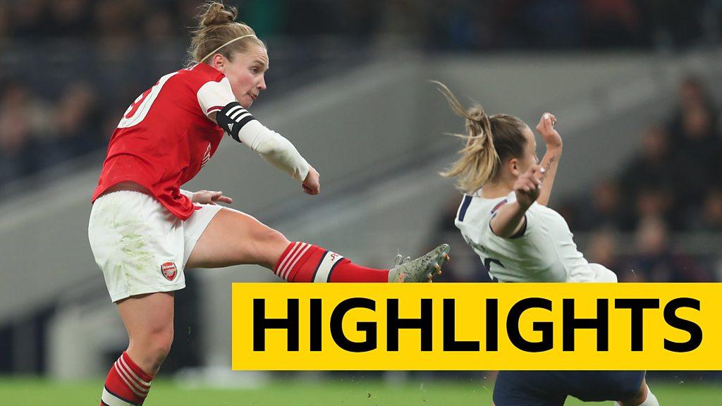 WSL highlights: Tottenham Hotspur Women 0-2 Arsenal Women - BBC Sport