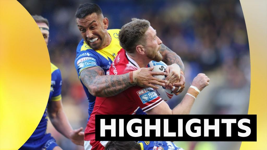 Super League: Watch highlights as Salford Red Devils beat Warrington Wolves - BBC Sport