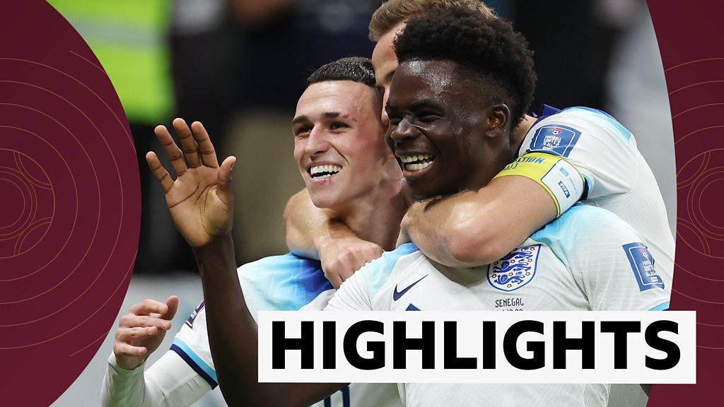 World Cup 2022: England beat Senegal 3-0 to reach quarter-finals - BBC ...