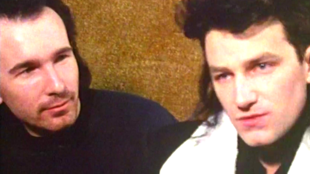 U2's Bono and The Edge interviewed on 1985 American tour - BBC
