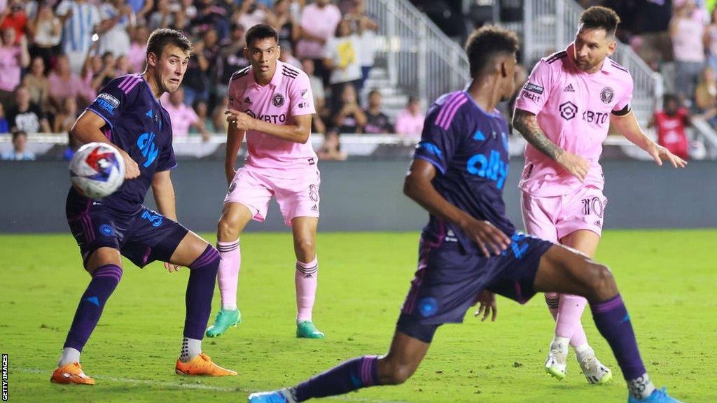 Lionel Messi: Inter Miami forward scores his eighth goal in five games ...