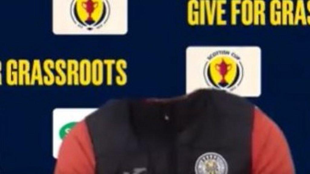 Watch some of Scottish football's funniest moments of 2021 - BBC Sport